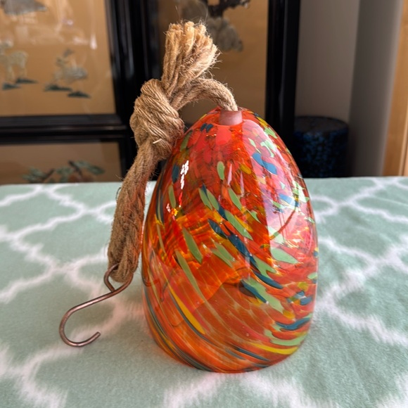 hqt | Accents | Handmade Glass Bell With Wood Chime | Poshmark